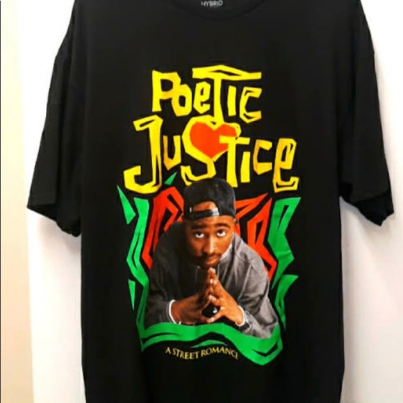 Hybrid & company | Shirts | 5x Poetic Justice Tee Tupac Shakur Movie ...